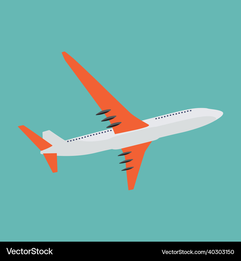 Abstract airplane transportation background eps10 Vector Image