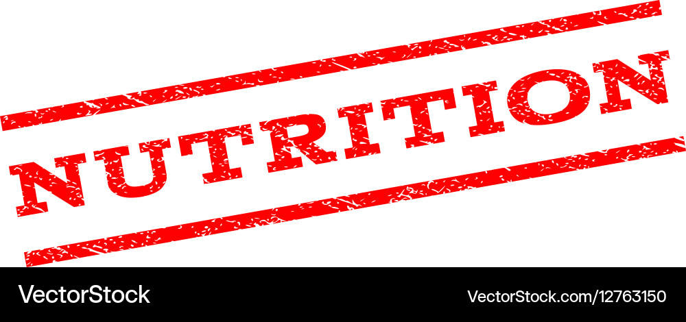 Nutrition watermark stamp Royalty Free Vector Image