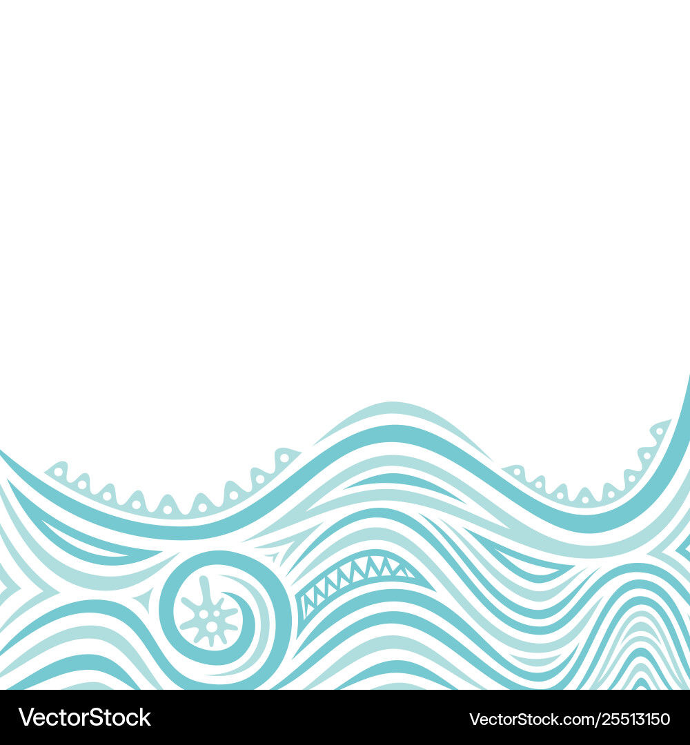 Sea background Royalty Free Vector Image - VectorStock
