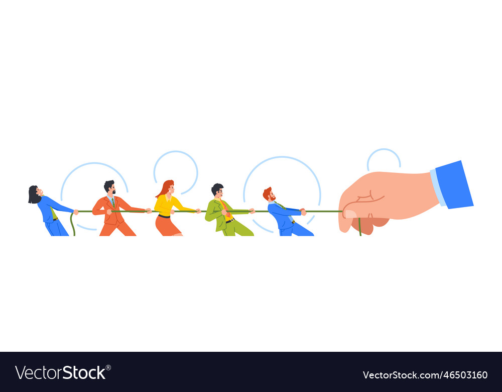 Concept of company competition office struggle Vector Image Concept of company competition office struggle Vector Image