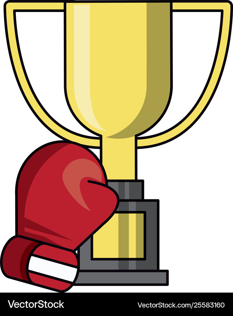 Sport boxing championship Royalty Free Vector Image