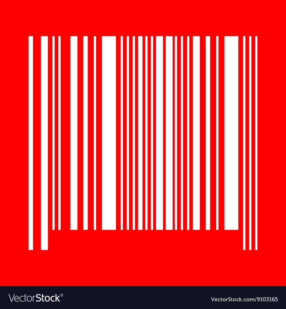 Bar code sign Royalty Free Vector Image - VectorStock