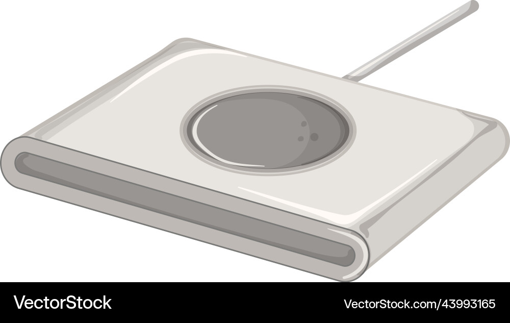Phone wireless charger cartoon Royalty Free Vector Image