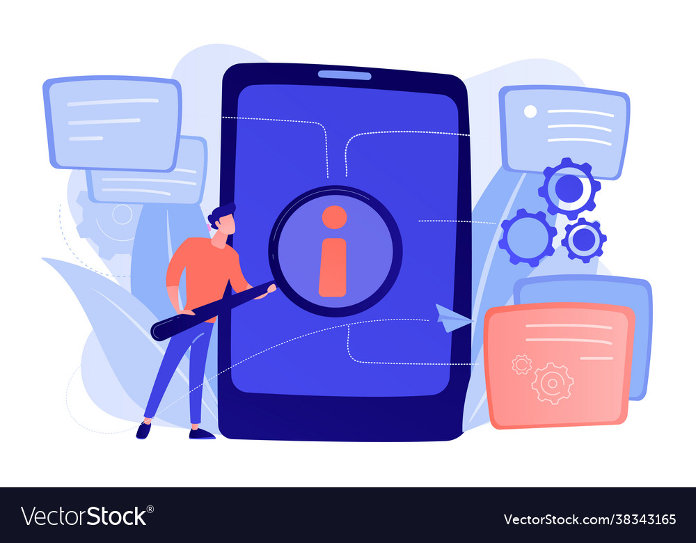 User guide concept Royalty Free Vector Image - VectorStock User guide concept Royalty Free Vector Image - VectorStock