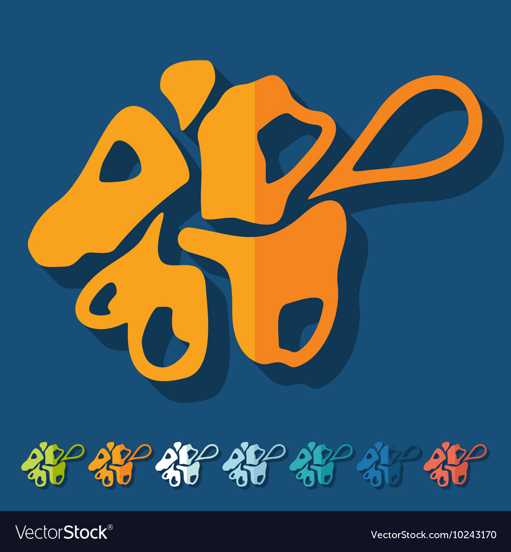 Flat design wisp Royalty Free Vector Image - VectorStock