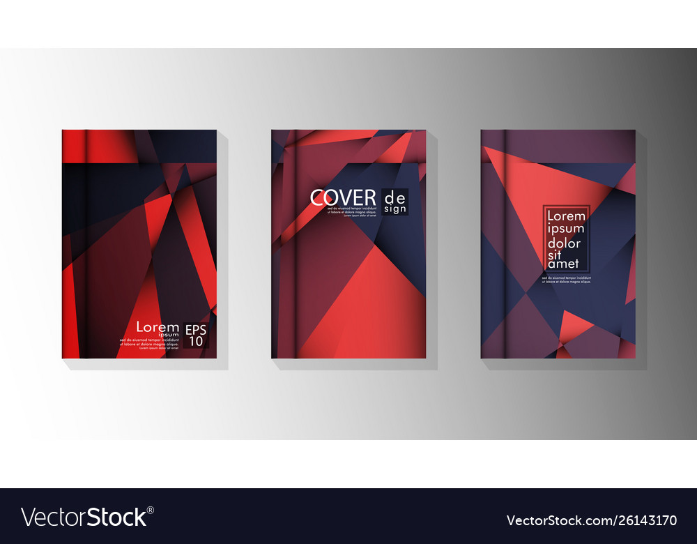 Gradient minimal geometric pattern design Vector Image