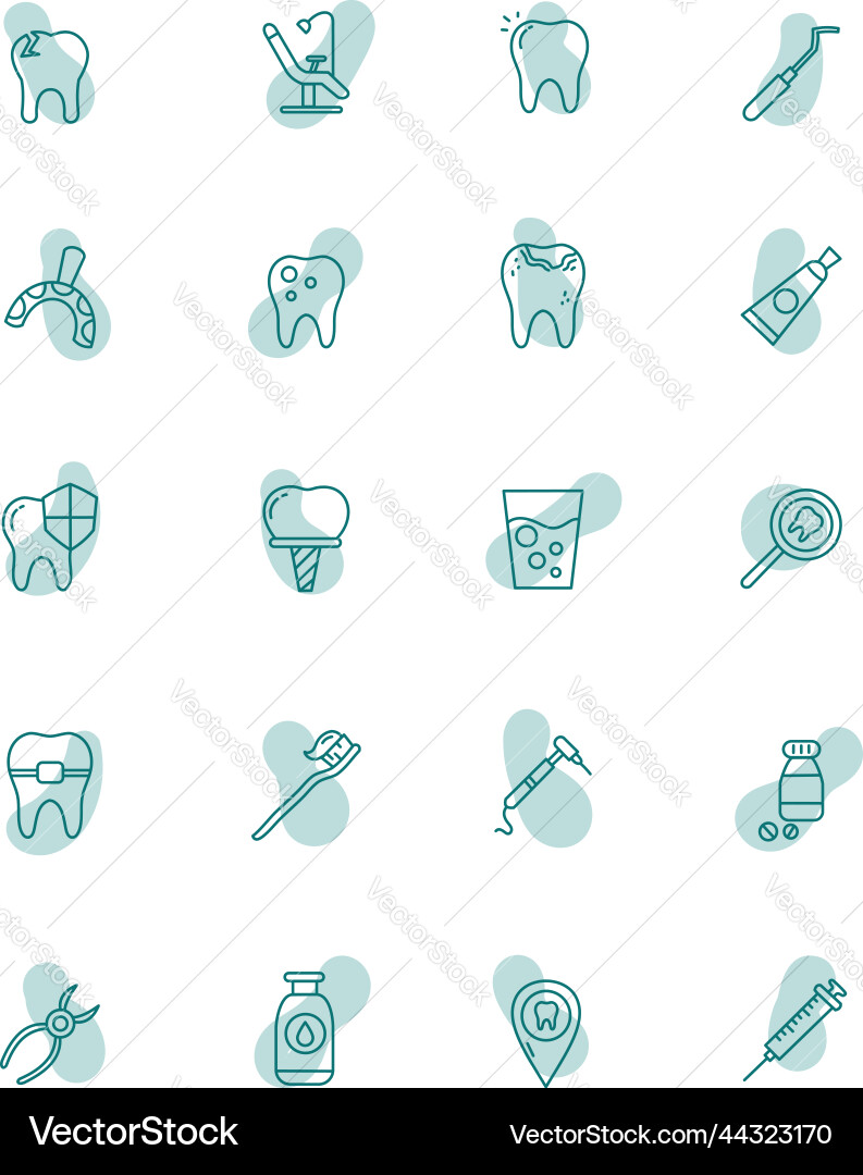 Tooth doctor on a white background Royalty Free Vector Image