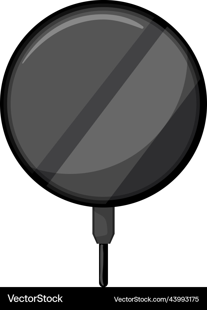 Cellphone wireless charger cartoon Royalty Free Vector Image