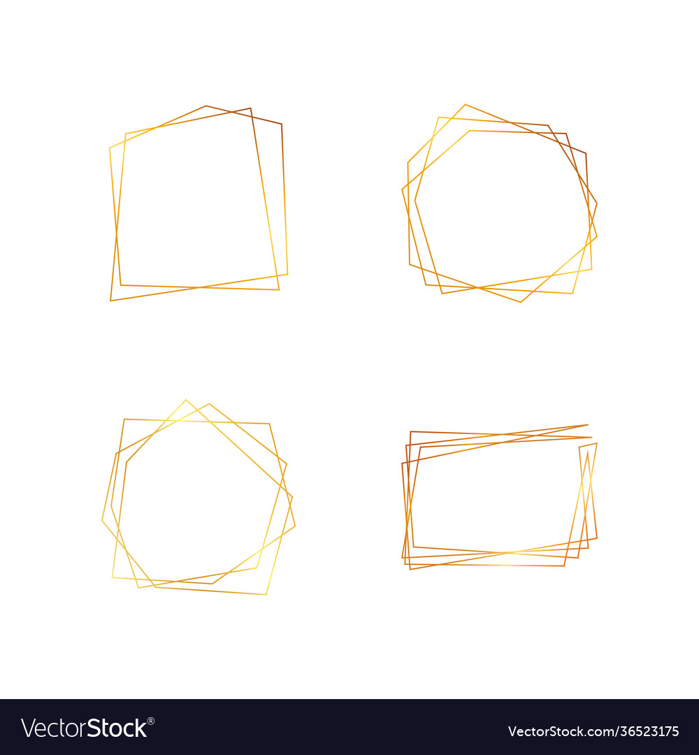 Geometricframes-02 Royalty Free Vector Image - VectorStock