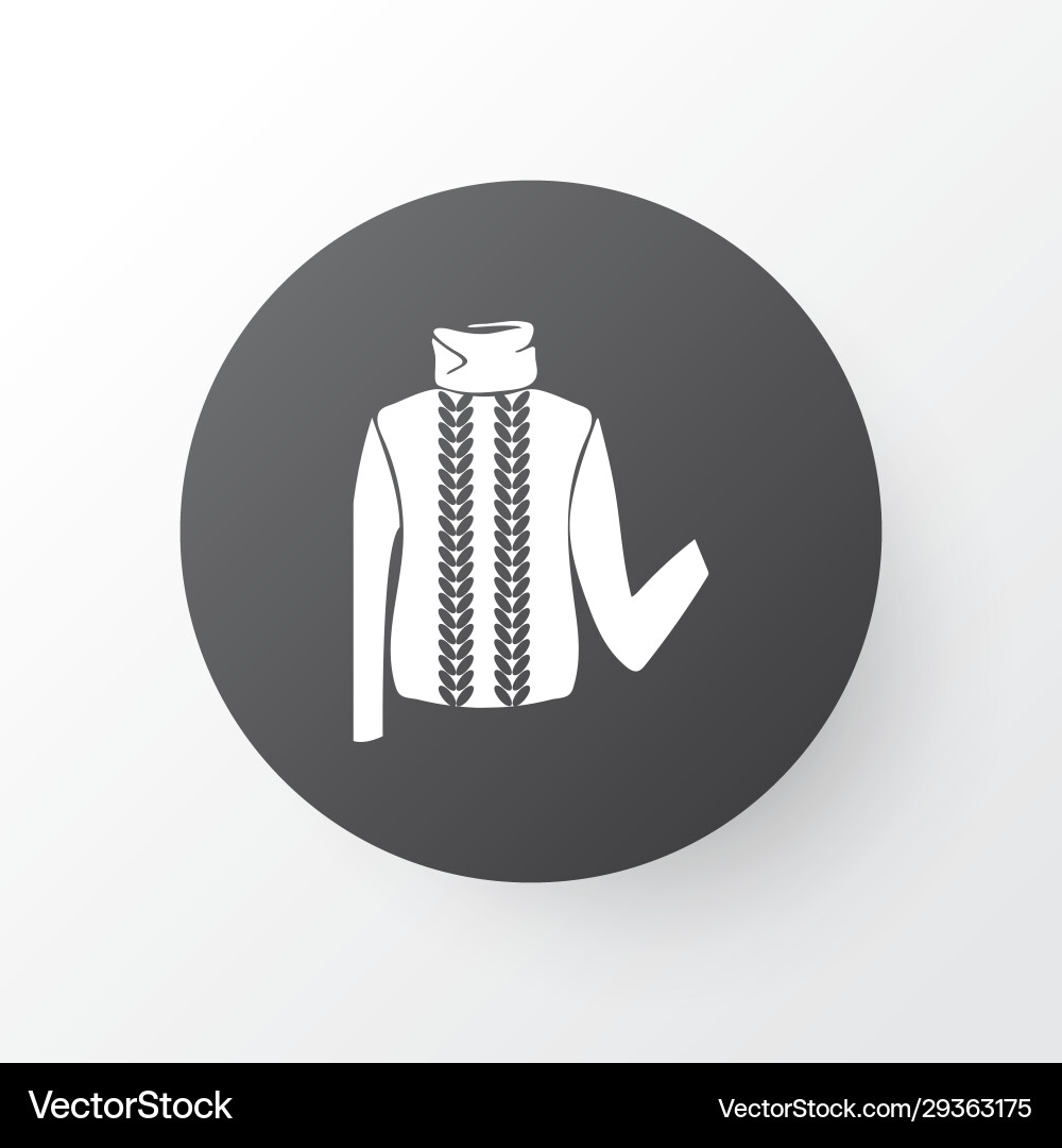 Turtleneck sweater icon symbol premium quality Vector Image