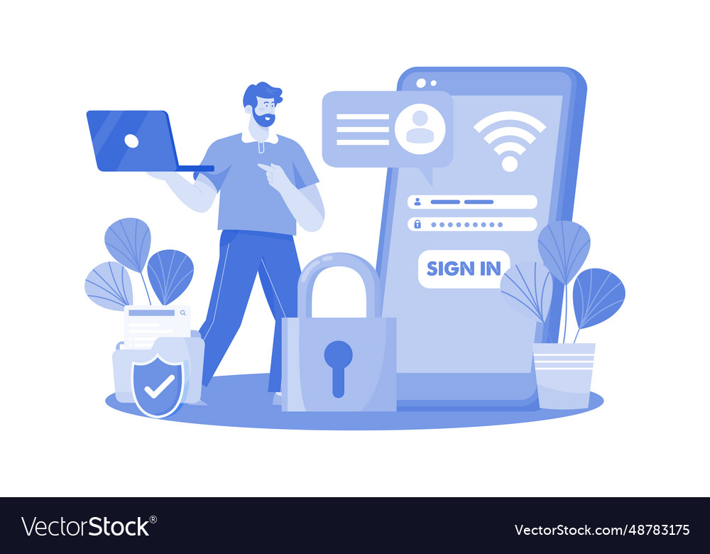 Users access emails from multiple devices Vector Image Users access emails from multiple devices Vector Image