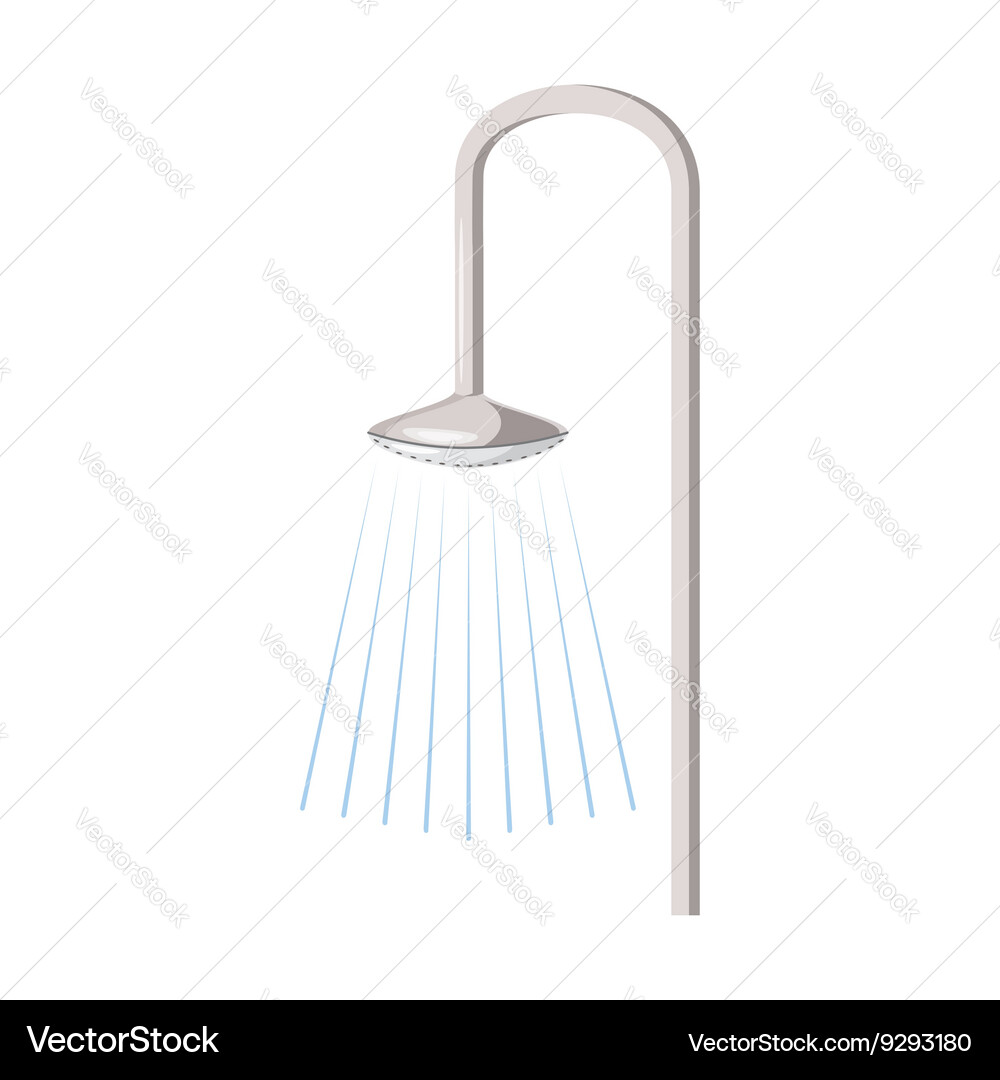 Shower icon in cartoon style Royalty Free Vector Image