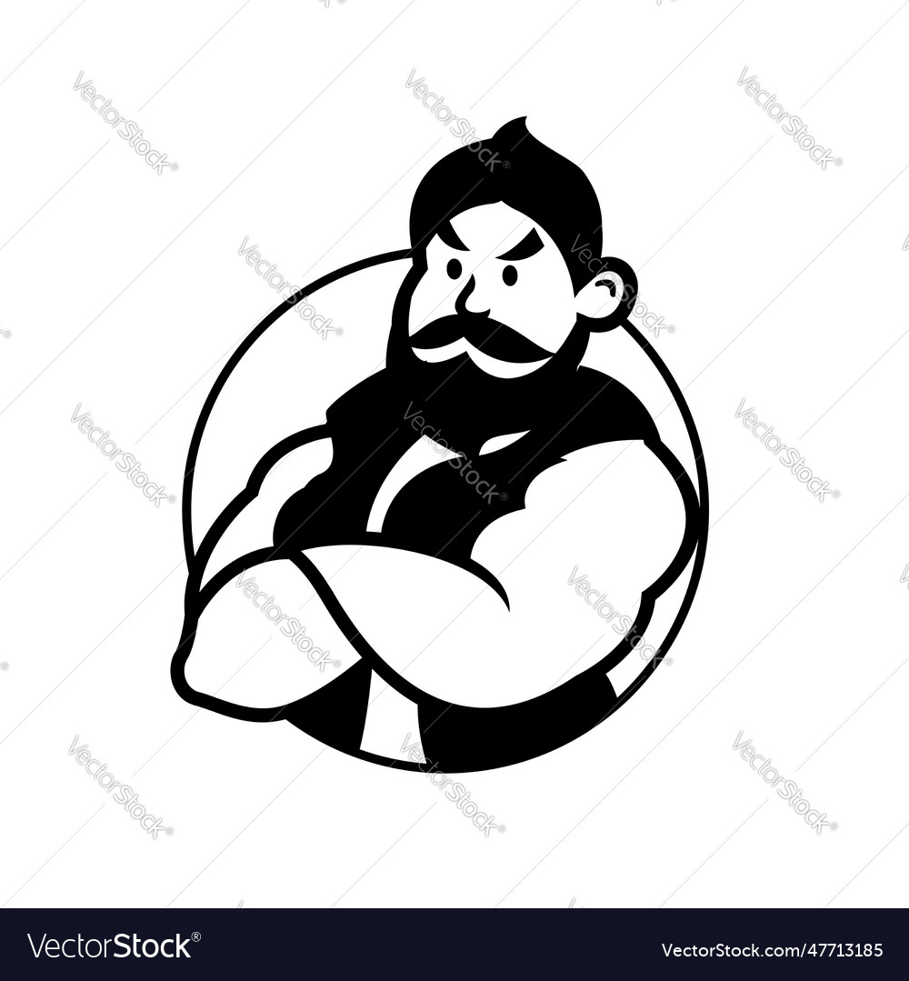 Genie mascot logo icon design Royalty Free Vector Image