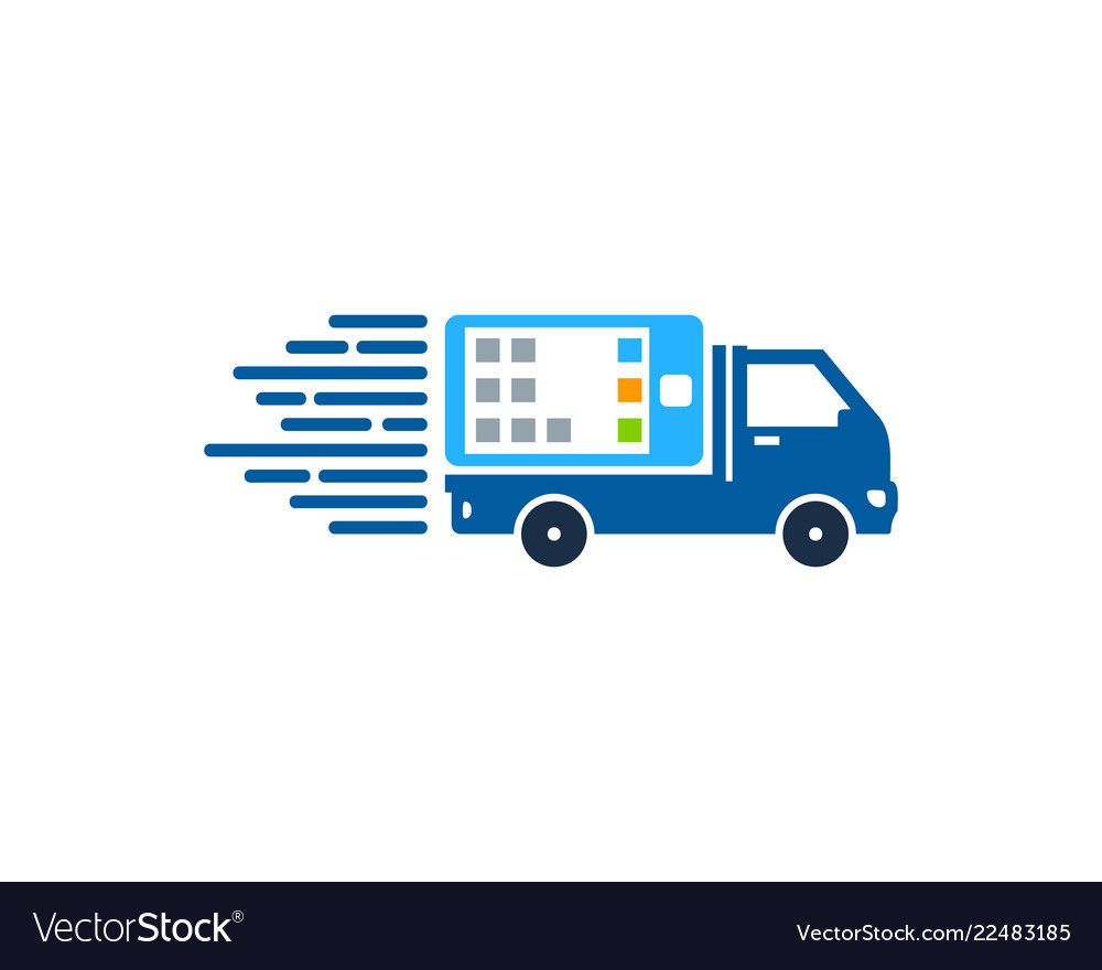 Mobile delivery logo icon design Royalty Free Vector Image Mobile delivery logo icon design Royalty Free Vector Image