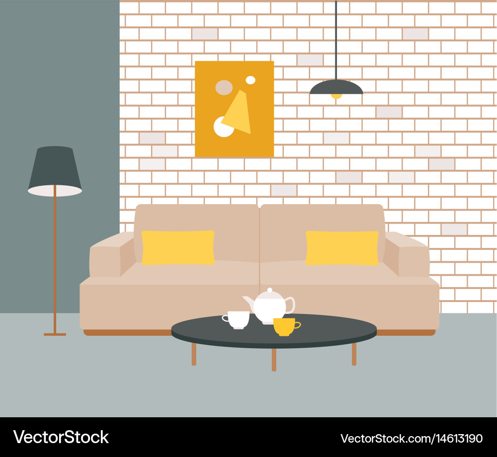 Interior of the room Royalty Free Vector Image