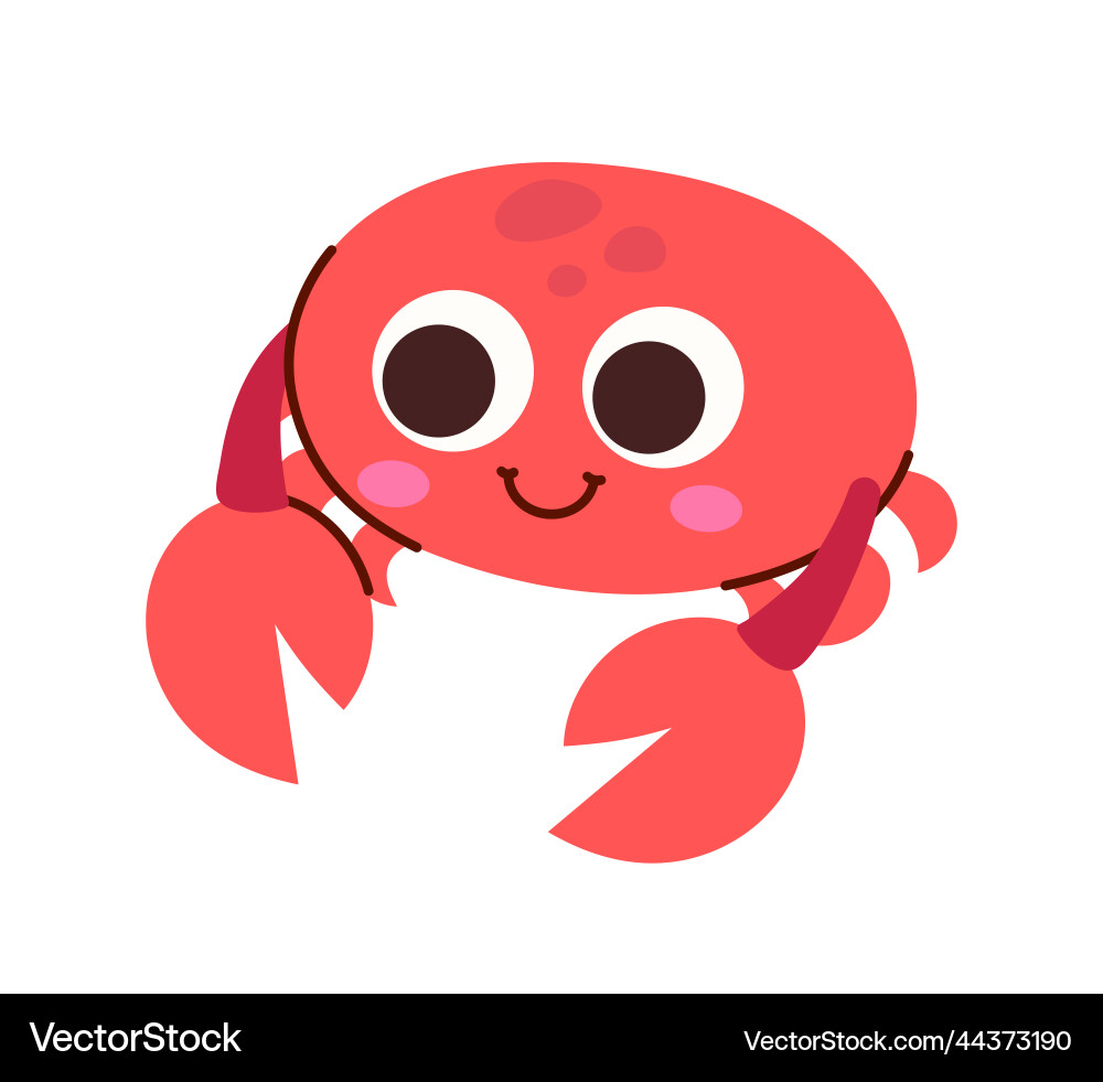 Red crab icon Royalty Free Vector Image - VectorStock