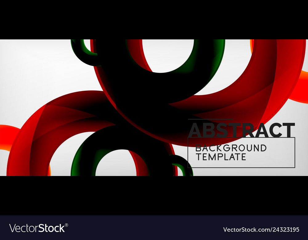 Circles Abstract Background Royalty Free Vector Image