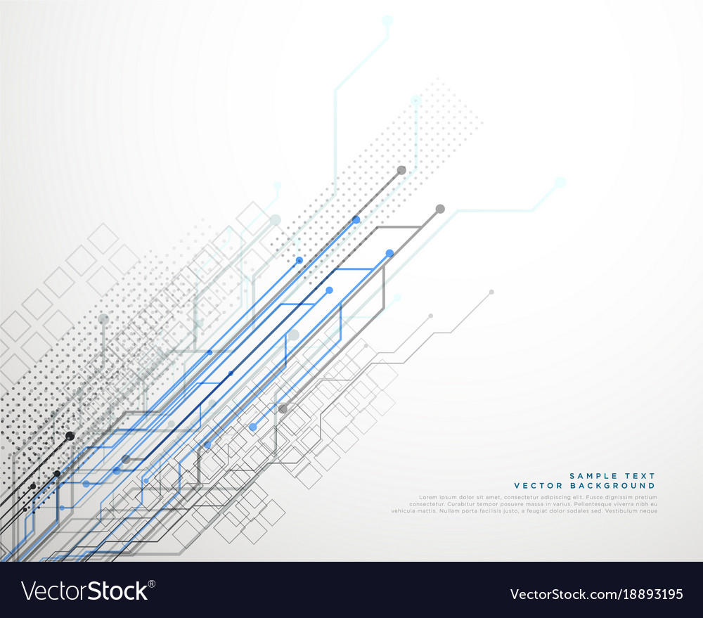 Technology network lines background Royalty Free Vector