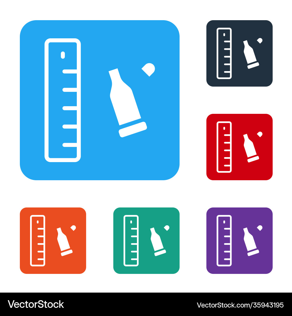 White bullet casing as a piece evidence placed Vector Image