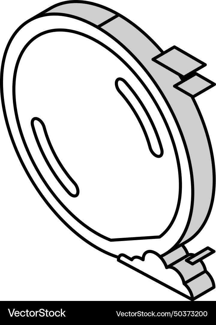 Drag racing tires isometric icon Royalty Free Vector Image