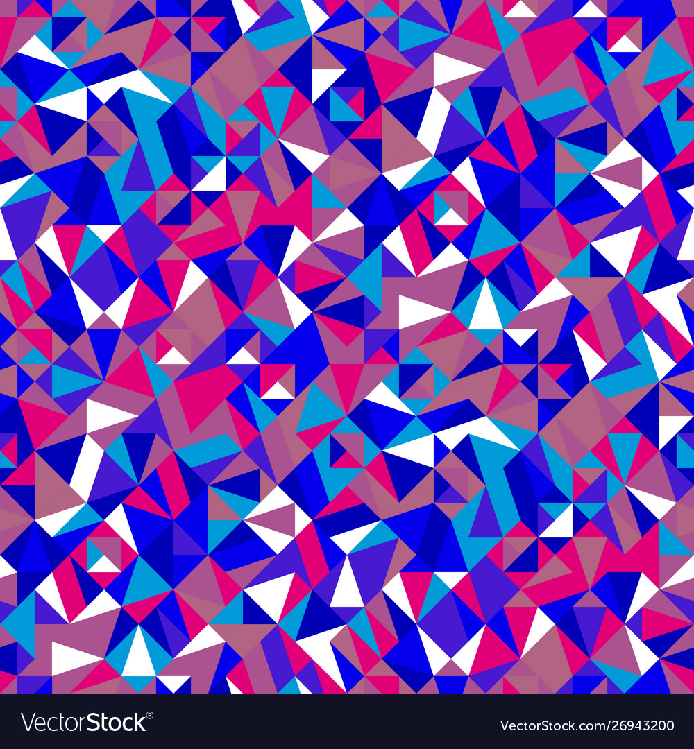 Geometrical abstract colorful mosaic triangle Vector Image