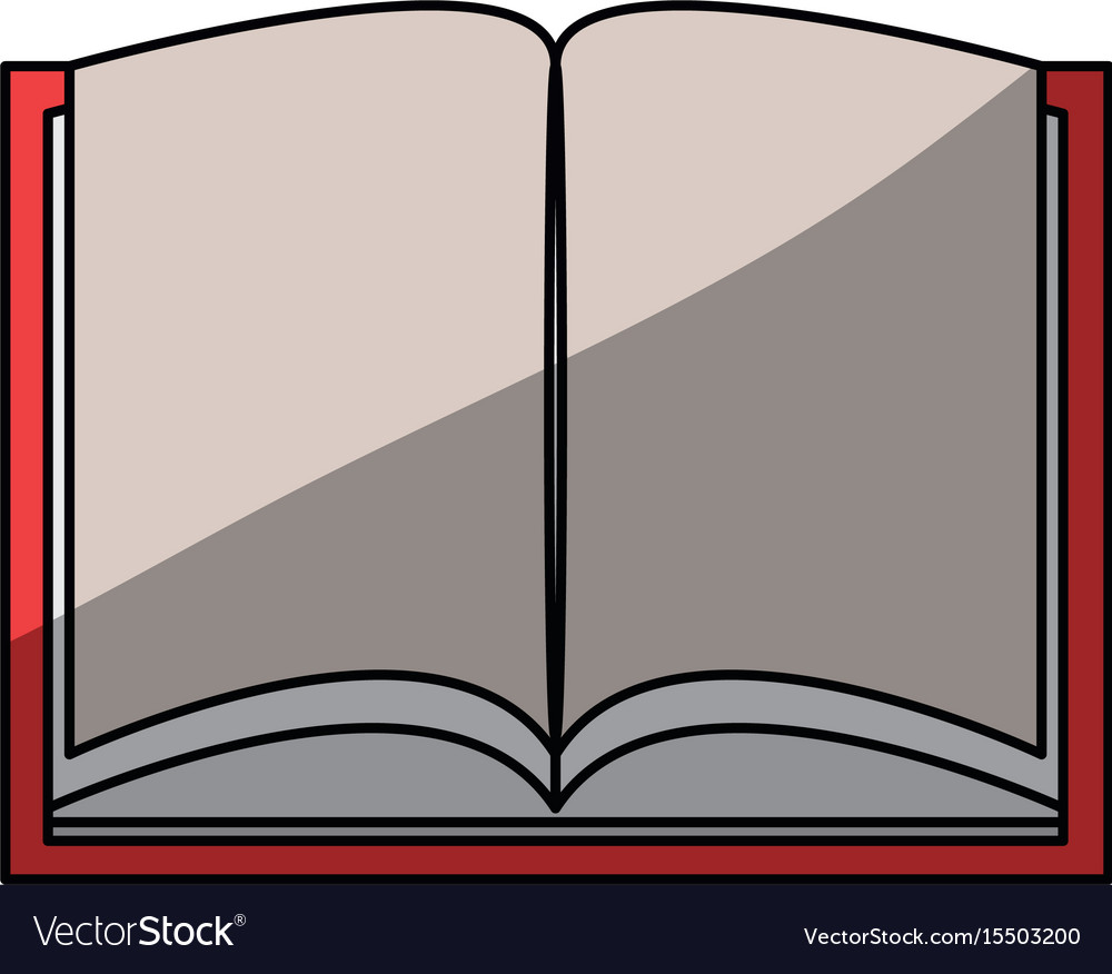 Isolated study book Royalty Free Vector Image - VectorStock