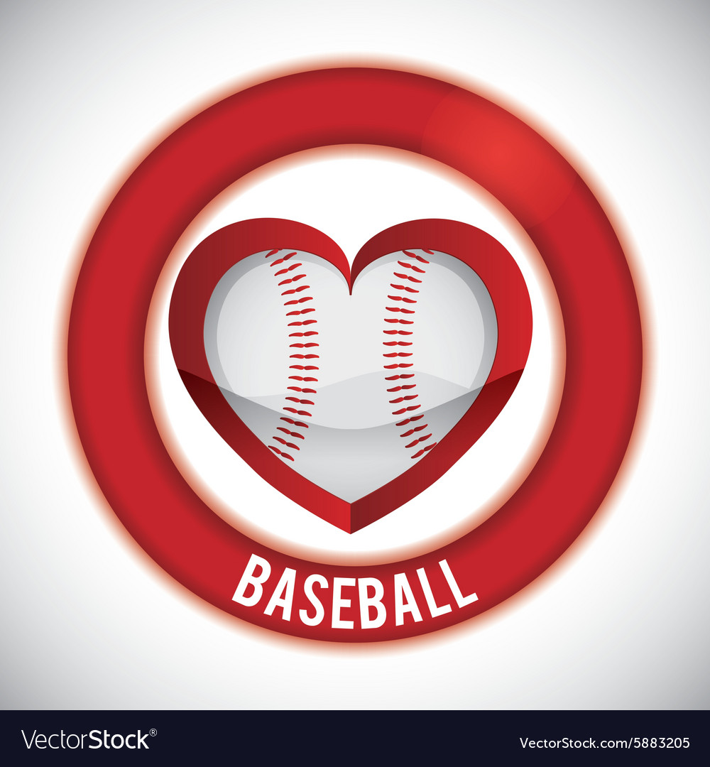 Baseball design Royalty Free Vector Image - VectorStock