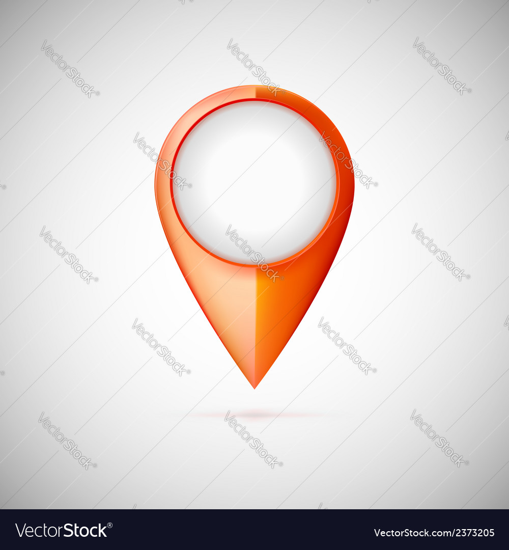 Map pointer icon Royalty Free Vector Image - VectorStock