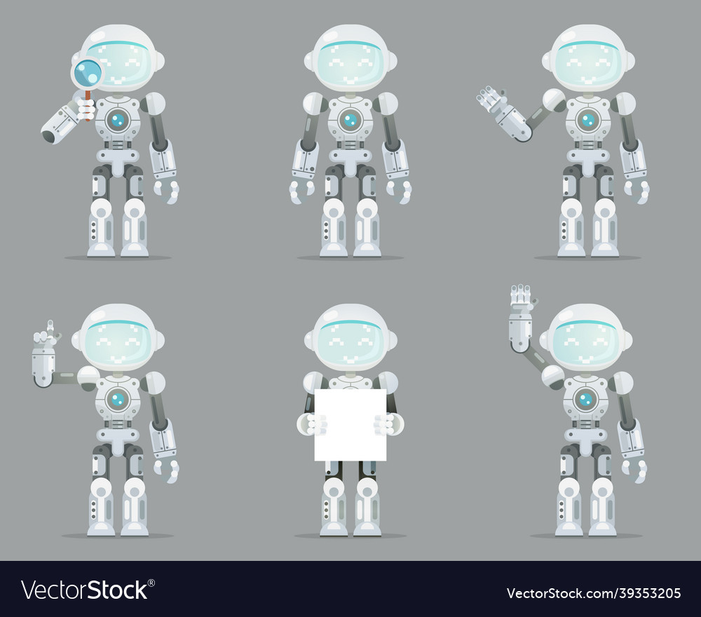 Robot android artificial intelligence futuristic Vector Image