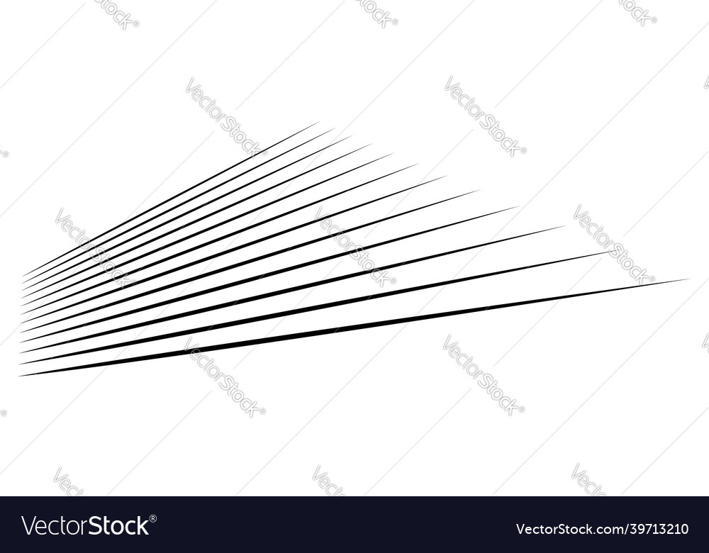 3d straight parallel dynamic irregular lines Vector Image