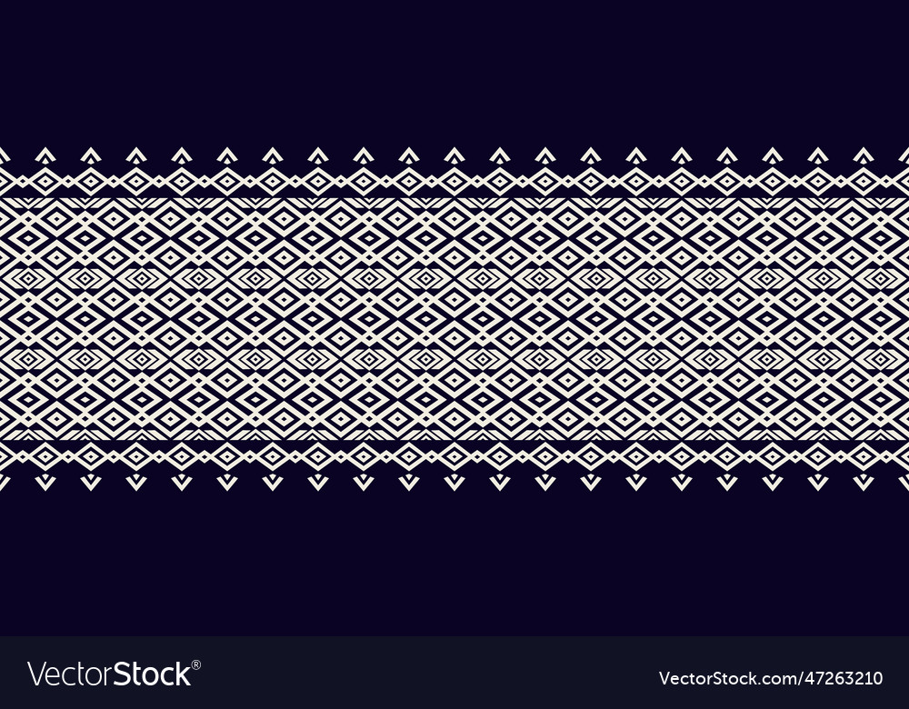 Ethnic Geometric Seamless Pattern Royalty Free Vector Image