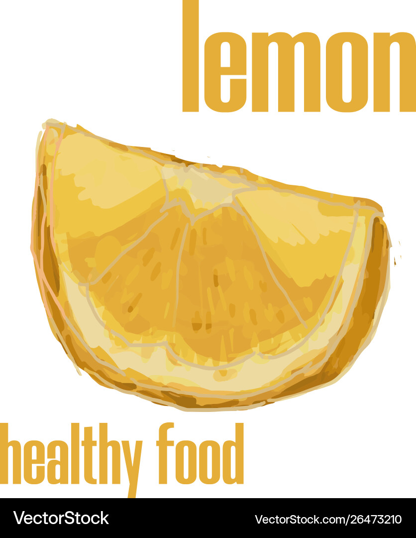 Fresh lemon fruits collection Royalty Free Vector Image