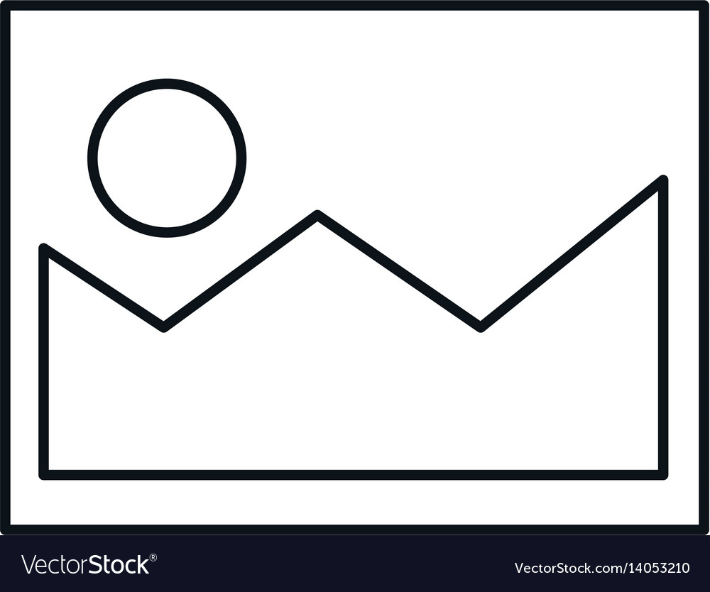 Picture file isolated icon Royalty Free Vector Image Picture file isolated icon Royalty Free Vector Image