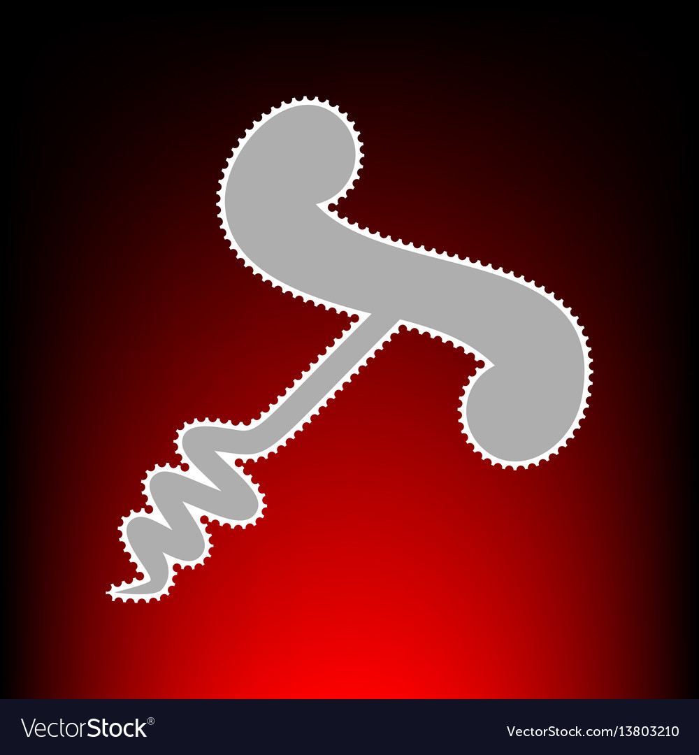 Simple ckscrew Royalty Free Vector Image - VectorStock