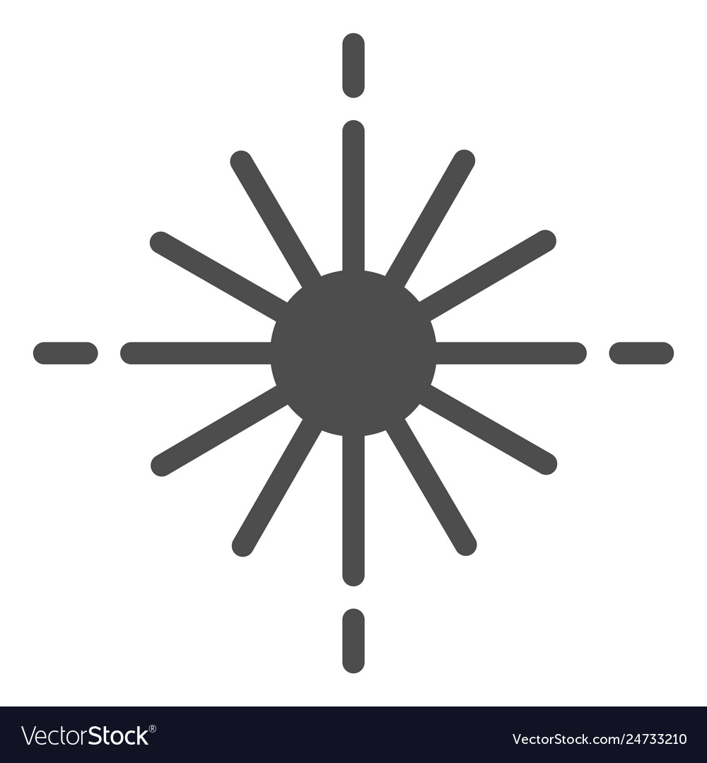 Star solid icon glowing Royalty Free Vector Image