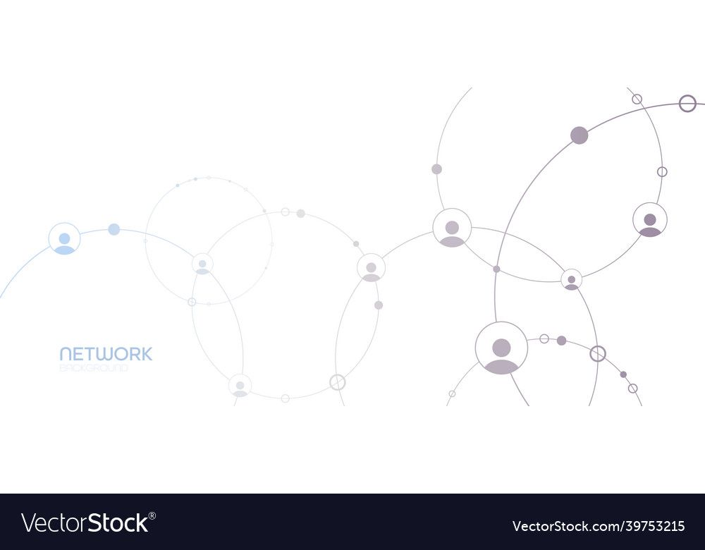 Network connection background Royalty Free Vector Image