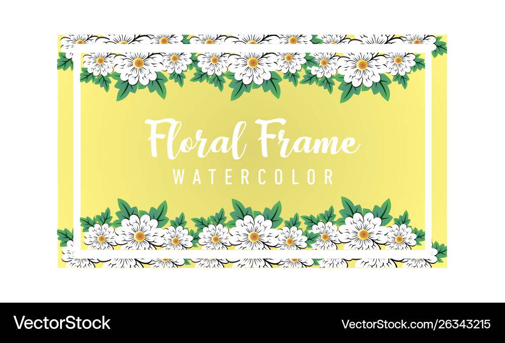 Set floral frame wedding invitation flower log Vector Image