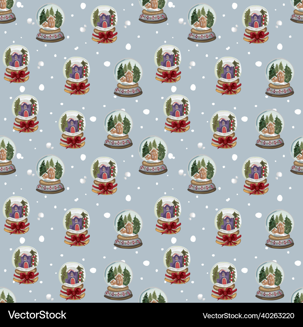 Christmas seamless pattern background Royalty Free Vector