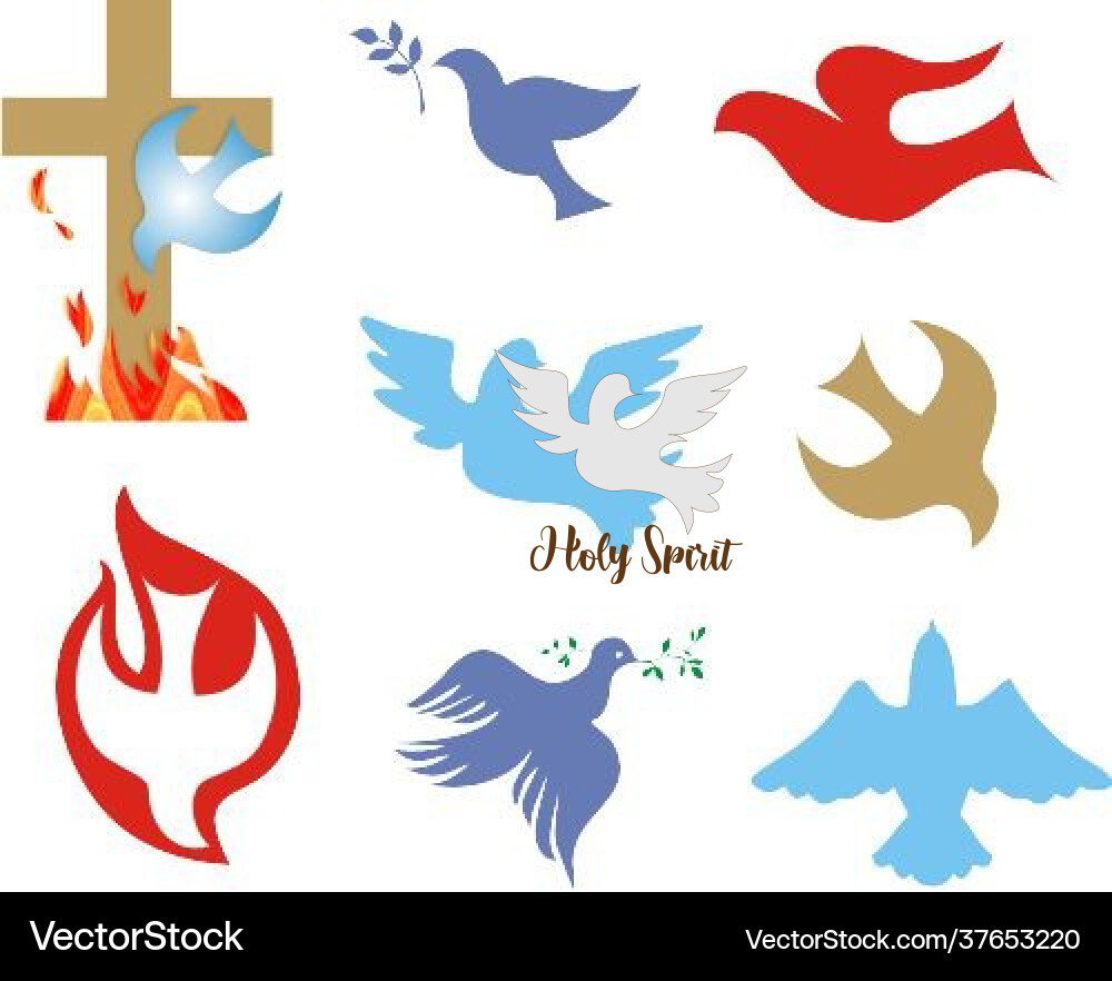 Pentecost sunday special design for print Vector Image