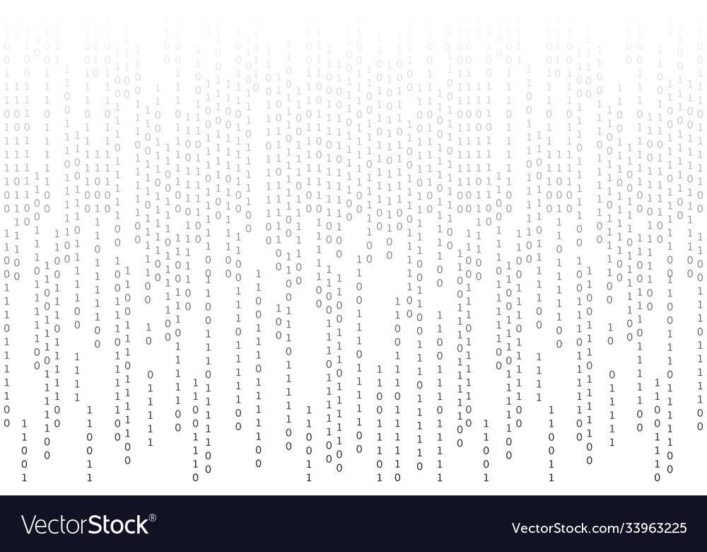 One zero programming code Royalty Free Vector Image