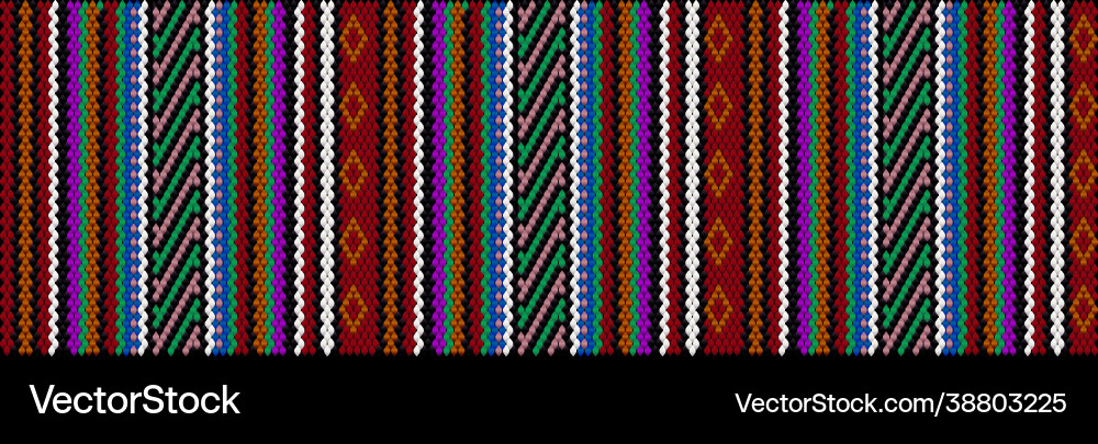 Traditional ethnic ornament for use on fabrics Vector Image