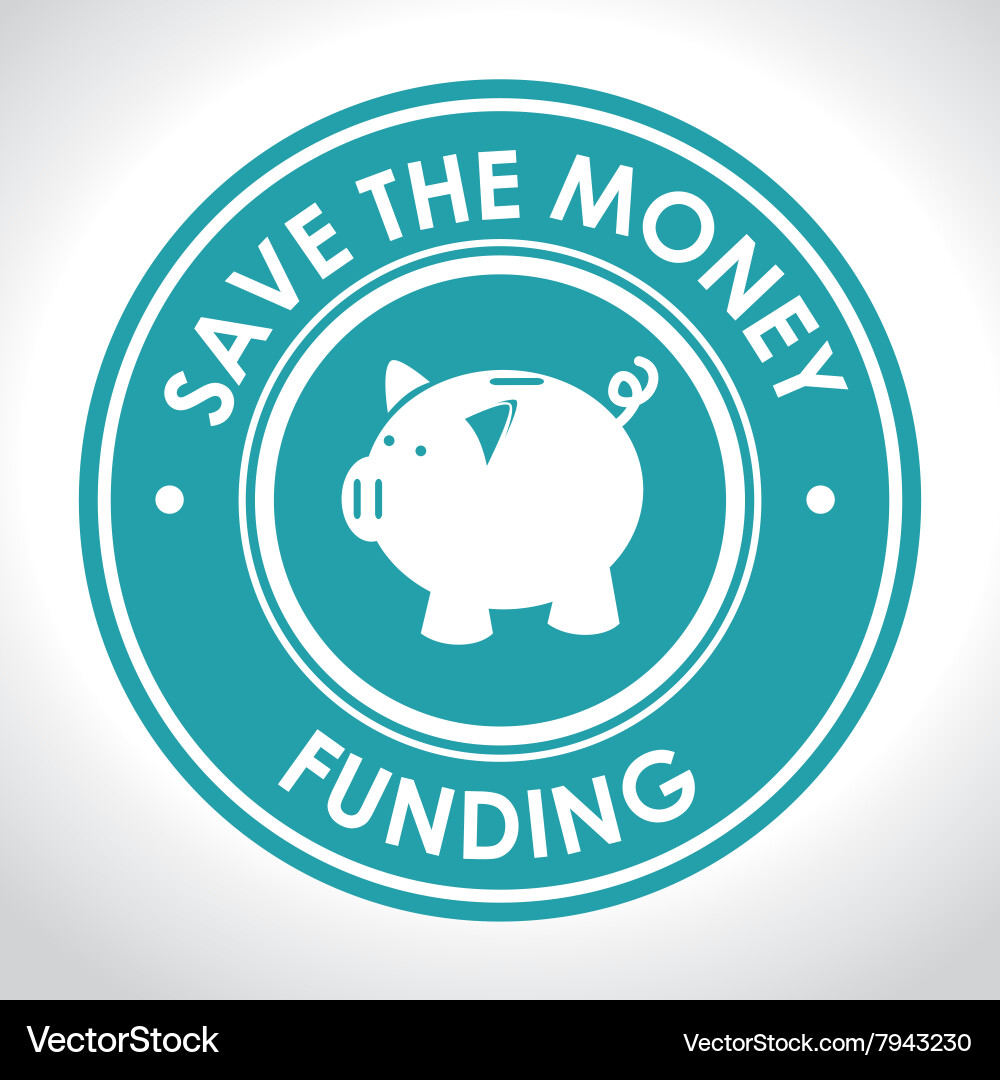 Money saving and investment Royalty Free Vector Image