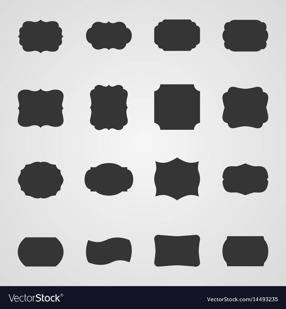 Set vintage frames Royalty Free Vector Image - VectorStock