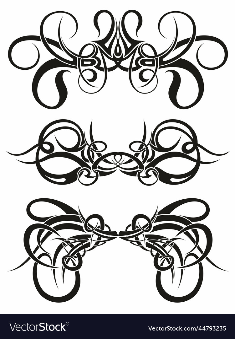 Tribal pattern set Royalty Free Vector Image - VectorStock