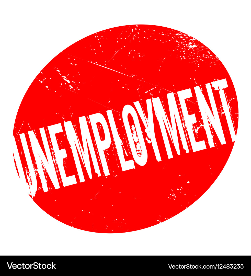 Unemployment rubber stamp Royalty Free Vector Image