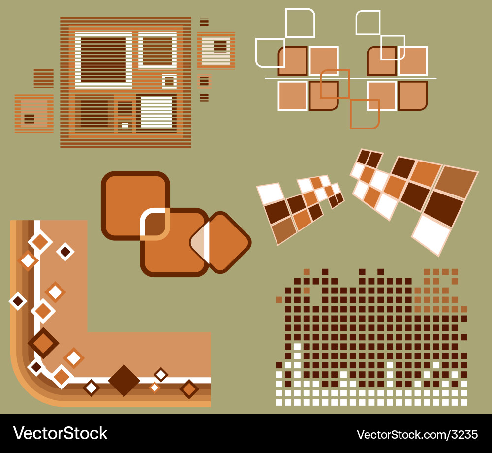 Urban design elements Royalty Free Vector Image