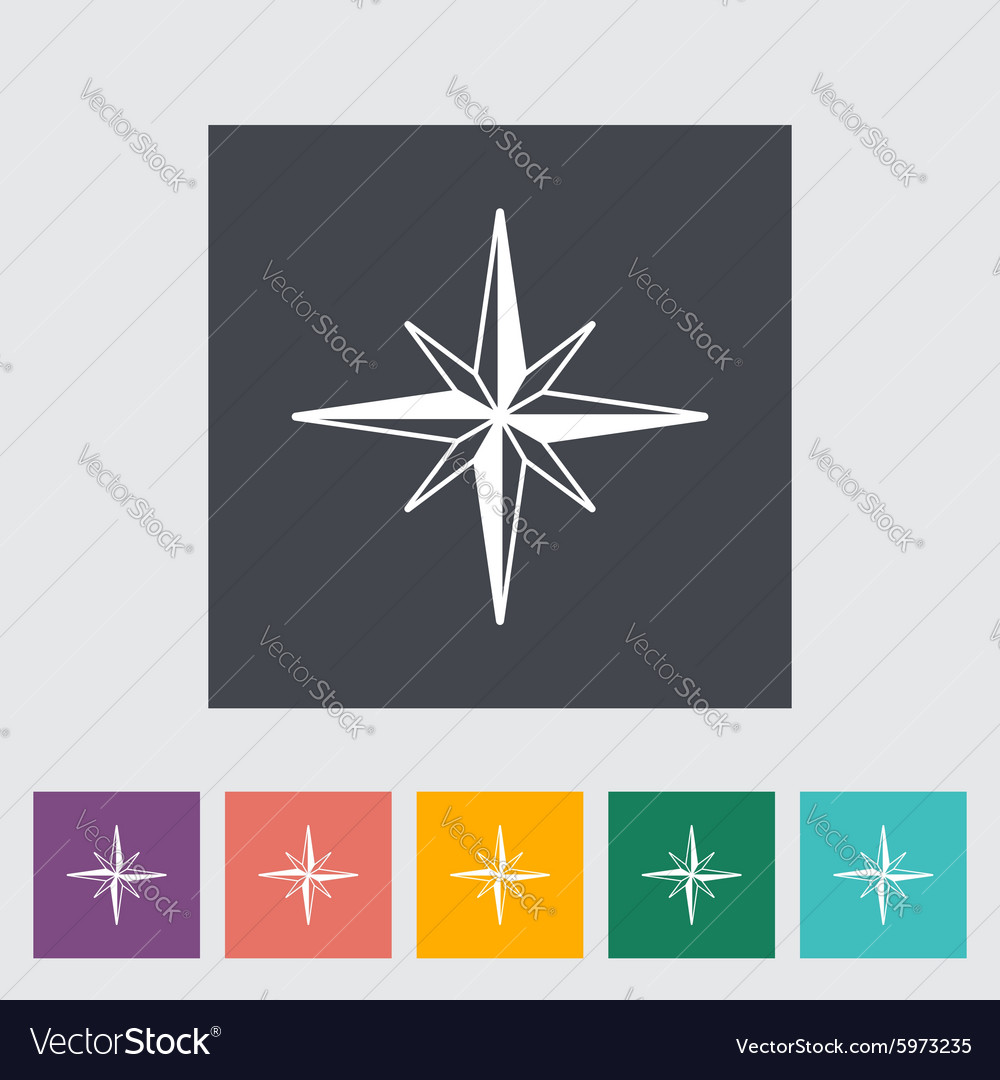 Wind rose Royalty Free Vector Image - VectorStock