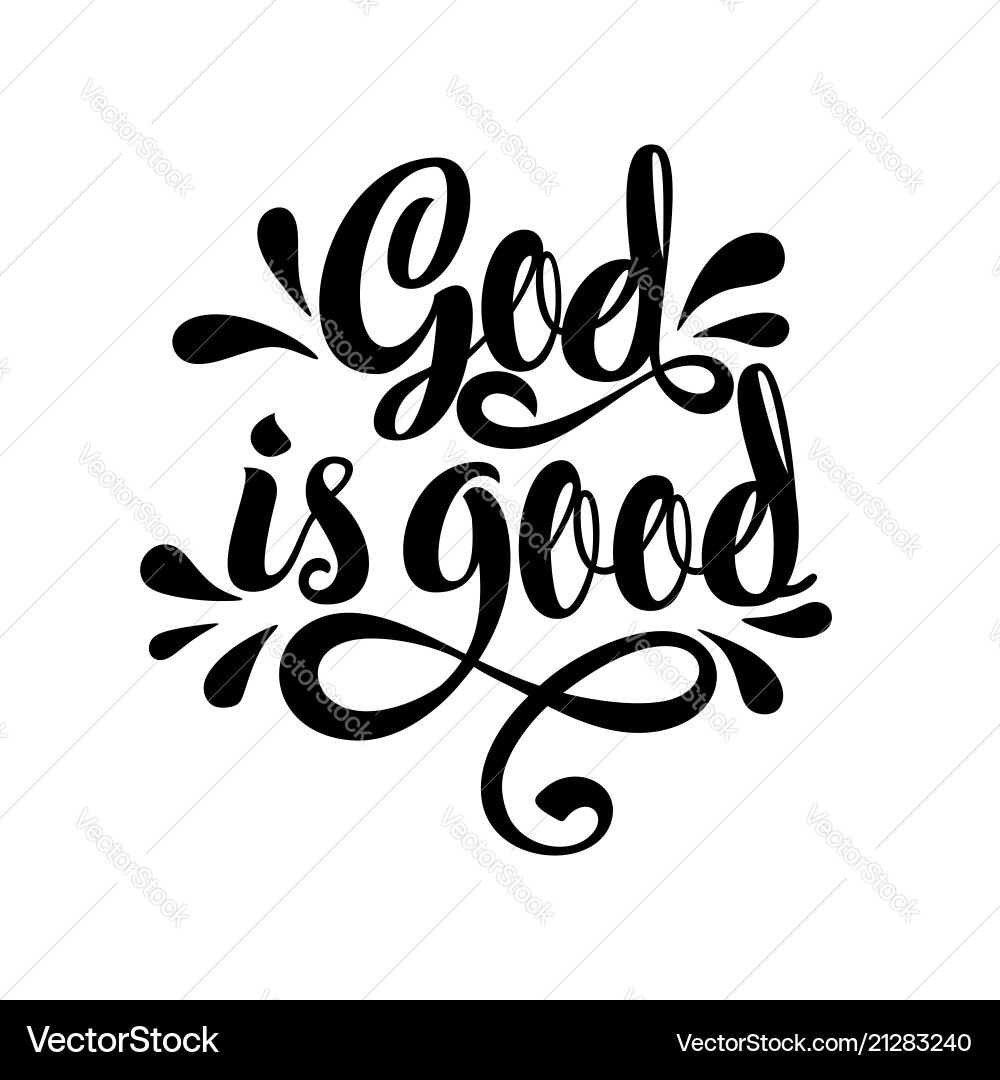 Bible lettering christian Royalty Free Vector Image