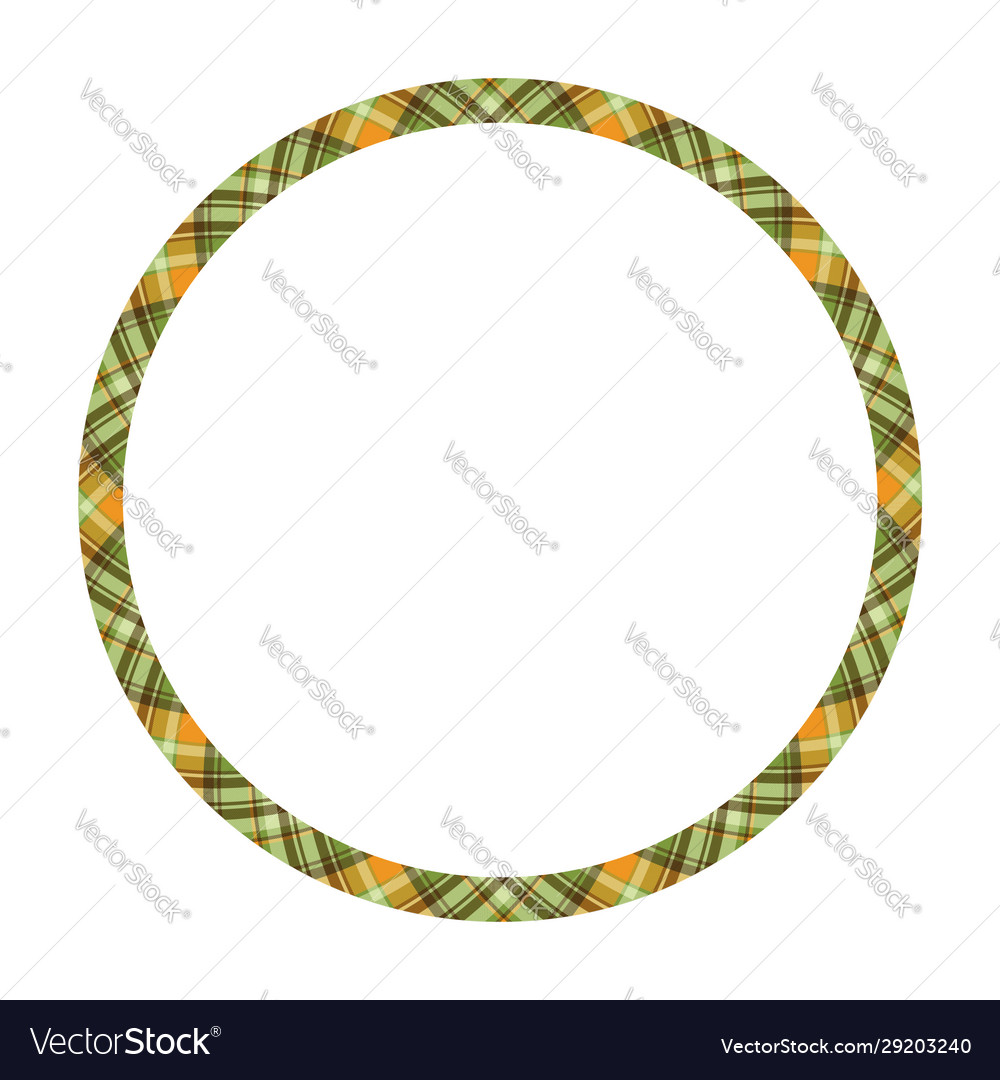 Circle borders and frames round border pattern Vector Image