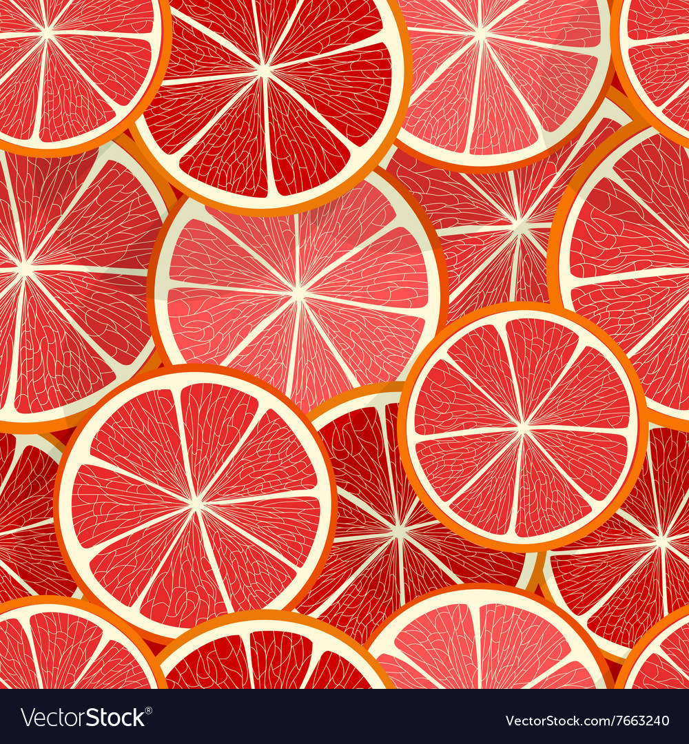 Citrus seamless pattern Grapefruit Royalty Free Vector Image Citrus seamless pattern Grapefruit Royalty Free Vector Image
